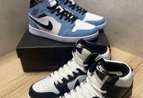Зимние подростковые кроссовки Nike air Jordan1