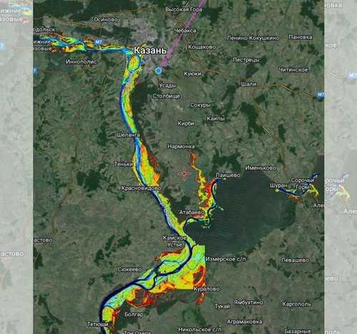 Карты глубин для туристических навигаторов garmin