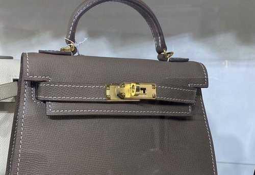 Сумка Hermes kelly mini кожаная