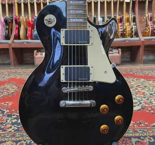 Электрогитара Epiphone Les Paul Standard H-H Black China 2010's W/Gigbag