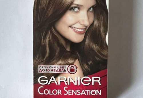 Garnier Color Sensation крем краска темно-русый