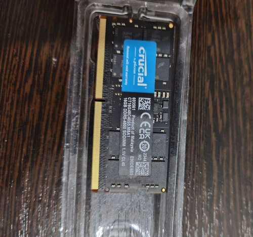 Crusial Sodimm ddr5 16gb 4800