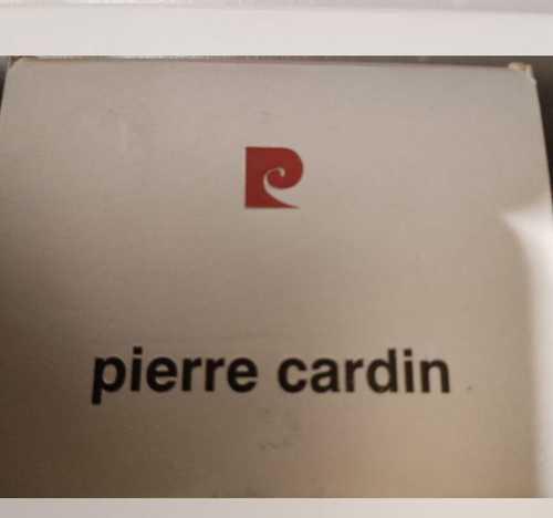 Запонки и зажим для галстука серебро Pierre Cardin