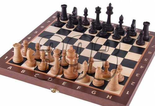Шахматы Контраст (средние, фигуры с утяжел (51985)