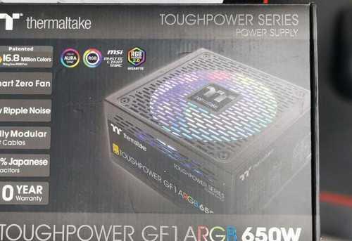 Блок питания thermaltake toughpower GF1 argb 650w