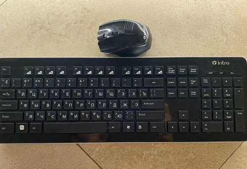 Клавиатура и мышь Intro DW910b беспроводная