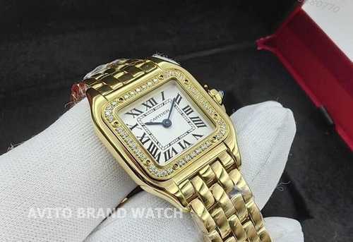 Cartier 22 mm с камнями премиум panthere часы новы