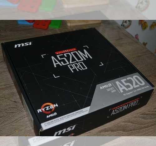 Материнская плата ам4 msi a520m pro