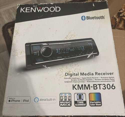Магнитола kenwood 306 bt
