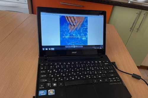 11.6" Ноутбук Acer Aspire One AO756-877B1kk +сумка