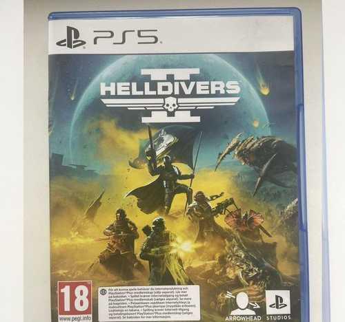 Helldivers 2 ps5 диск