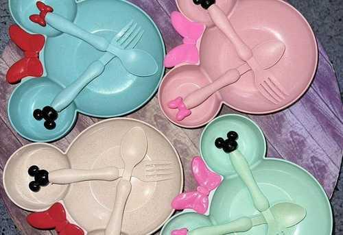 Детская эко посуда для кормления Minnie Mouse