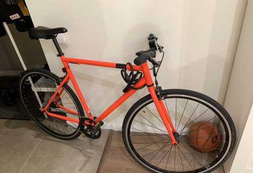 Велосипед elops single speed 500 X decathlon