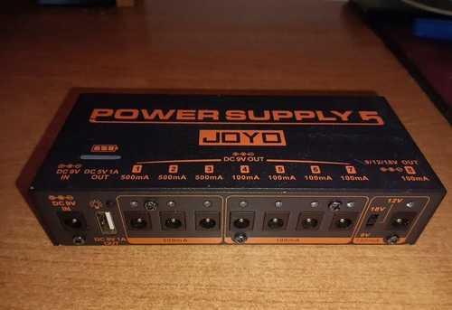 Блок питания для гитарных эффектов Joyo JP-05