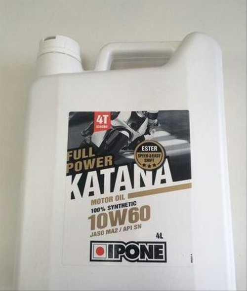 Масло мото ipone 4Т Full Power Katana 10W60 4L