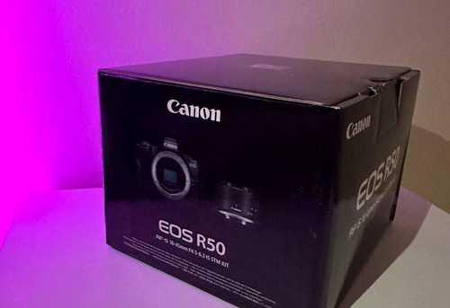 Фотоаппарат canon R50 Kit 18-45mm IS STM новый