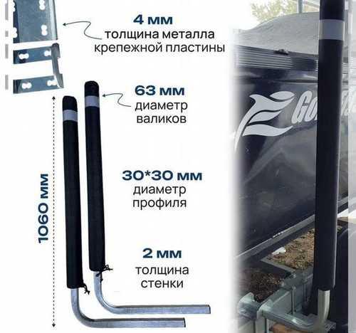 Ворота Направляющие на прицеп для катера
