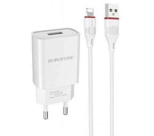 Сзу Borofone BA20A 1хUSB 2,1A white