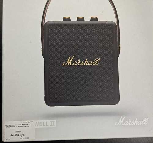 Акустика портативная Marshall Stockwell 2 черная