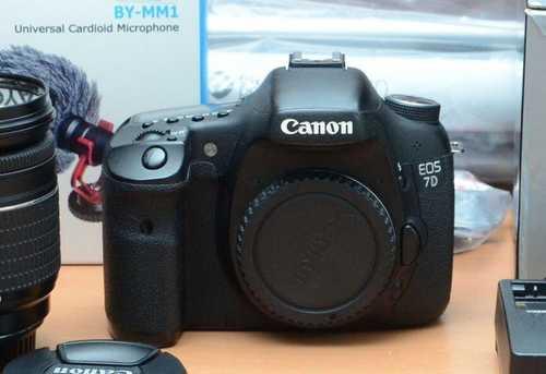 Canon 7D Body + оригинальная коробка (39 тыс к.)