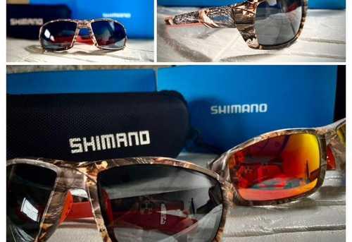 Солнцезащитные очки shimano камуфляж