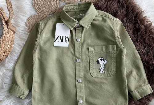 Джинсовая рубашка Zara детская