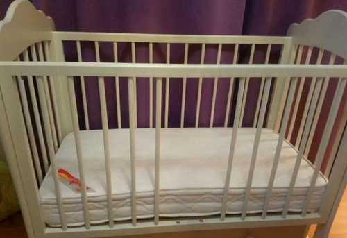 Детская кроватка Амалия-3 + матрас Афалина Анатоми