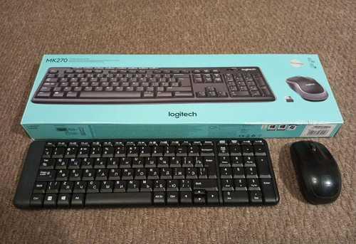 Беспроводной комплект клавиатура, мышь Logitech