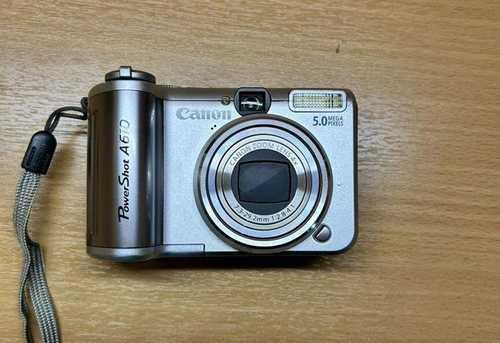Компактный фотоаппарат canon powershot a610