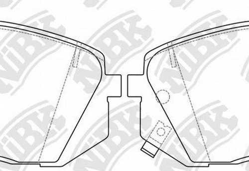 Колод. торм. диск. NiBK PN0578 PN0578 NiBK