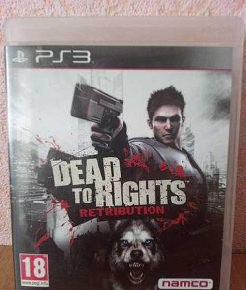 Игра Dead to Rights: Retribution PS3