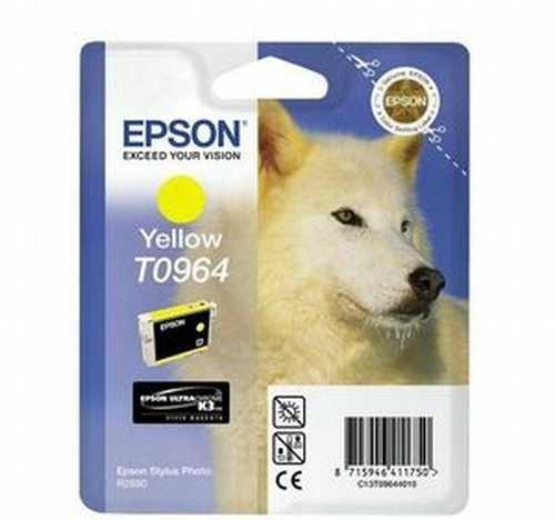 Картридж Epson T0964 Yellow желтый C13T09644010