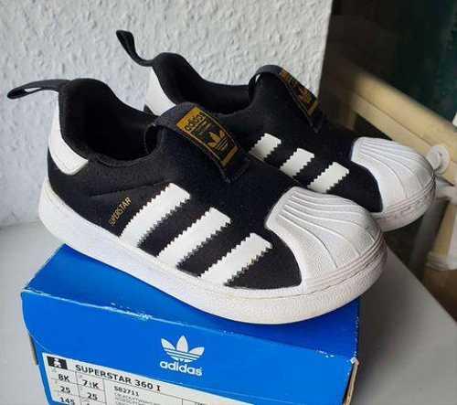 Кроссовки adidas superstar 25 черные