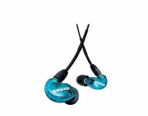 Наушники Shure Aonic 215 (se215dybl+UNI-EFS), сини