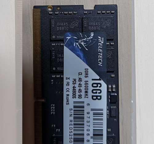 Reletech ddr5 16gb 5600 sodimm (1 планка)