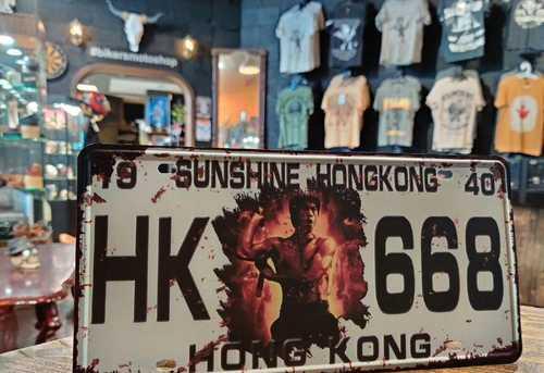 Авто-номер сувенир Sunshine Hongkong