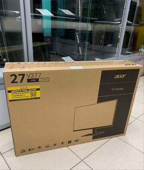 27" Монитор Acer V277bip, 1920x1080, 75 Гц, IPS