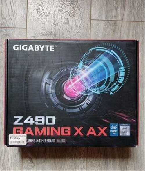 Материнская плата Gigabyte Z490 gaming x ax