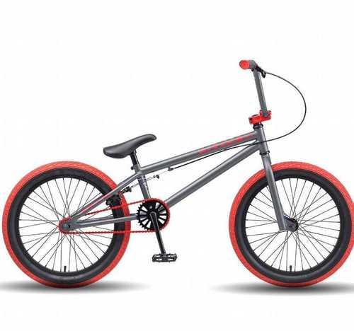 Велосипед BMX techteam 20" Mack серый (2022)