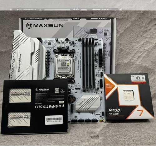 Комплект Ryzen 7 9800x3d   b650 wifi   2x24 GB