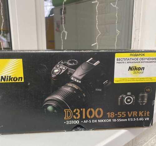 Зеркальный фотоаппарат nikon d3100