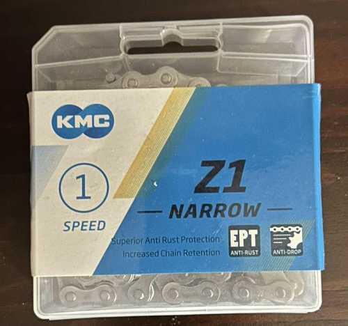 Цепь KMC Z1 Narrow EPT 1cк. 112L Silver
