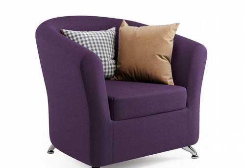 Кресло Евро фиолетовая рогожка