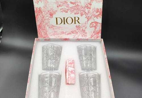 Стаканы прозрачные Dior