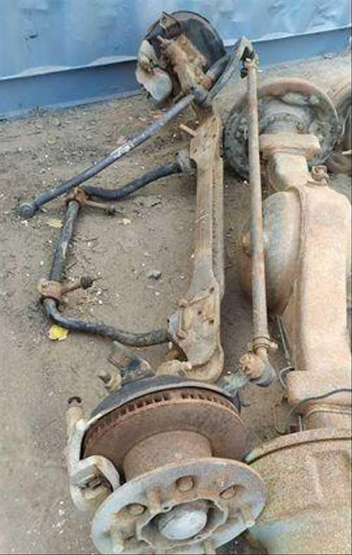 Задний мост и передняя балка