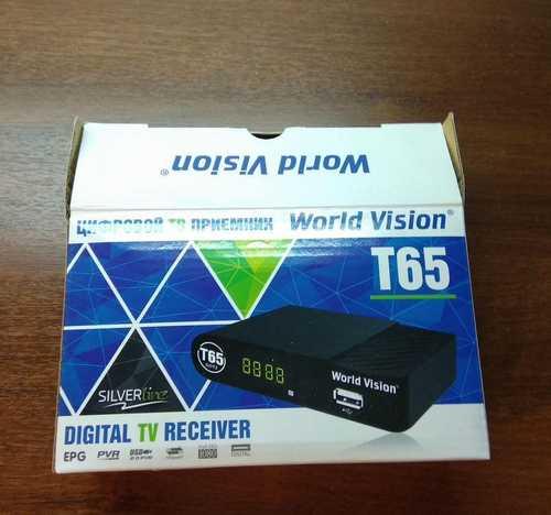 Цифровой тв приёмник World Vision T65