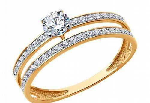 Кольцо Diamant из золота, 51-110-02563-1, р.19,5