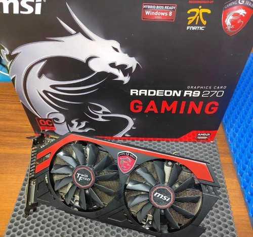 Видеокарта Radeon r9 270 MSI 2gb