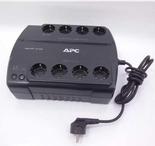 Ибп интерактивный APC Back-UPS ES 550 BE550G-RS С рабочей батареей