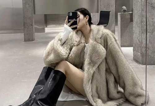 Новая Шуба old money шубка как zara винтаж песец
